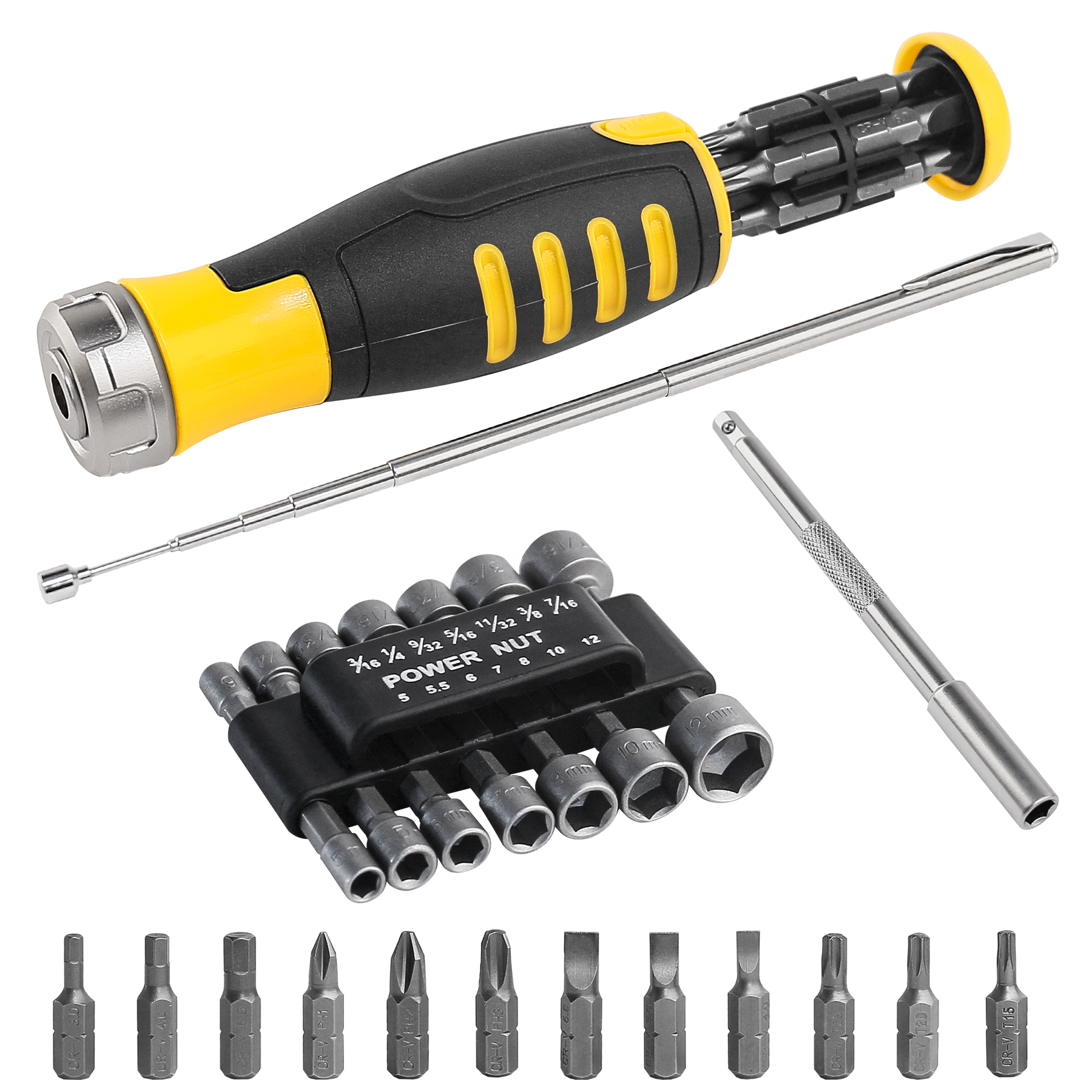 Ratchet Screwdriver Set – Hautmectools
